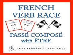 GCSE FRENCH: Passé Composé with Être - French Verb Race Game | Teaching ...