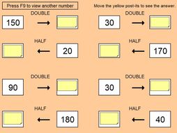 Doubling and Halving | Teaching Resources