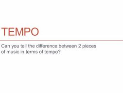 Tempo Starter Activity (With Spotify Playlist & Worksheet) | Teaching ...