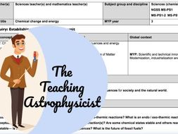 IB MYP unit planner - Chemical change | Teaching Resources