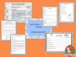 Diary Writing Complete Lesson – Awful Auntie | Teaching Resources