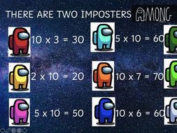 Among Us Math Lesson