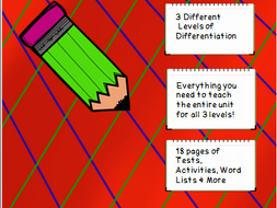 Year 3 Spelling Unit Long E Patterns- 3 Different Levels of ...