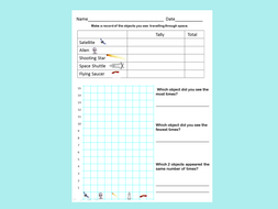 Space Mission: Tally Chart and Block Graph | Teaching Resources