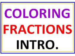 Coloring Fractions Introduction | Teaching Resources