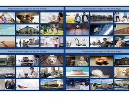 Place Prepositions Spanish Legal Size Photo Tic-Tac-Toe-Bingo Game ...