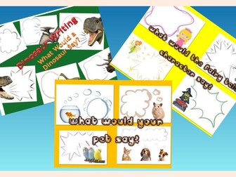 Fairy Tale Writing - Speech Bubbles - What Would Your Character Say ...