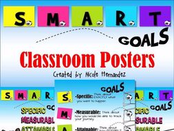 SMART Goals Classroom Posters | Teaching Resources