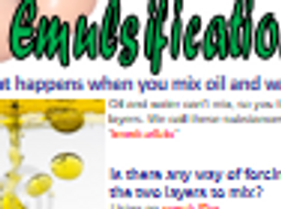 Eggs, Emulsification, Aeration, Functions of eggs | Teaching Resources