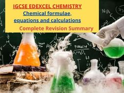 GCSE EDEXCEL Chemistry Chemical formulae, equations and calculations ...