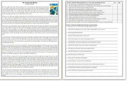 The London Eye Mystery - by Siobhan Dowd - GCSE Reading Comprehension ...