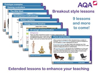 Complete AQA D&T GCSE teacher toolkit | Teaching Resources