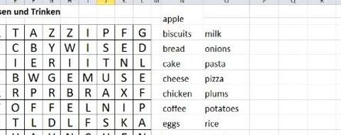 German wordsearch with food and drink vocab | Teaching Resources