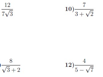 Rationalising the denominator worksheets (with solutions) | Teaching ...