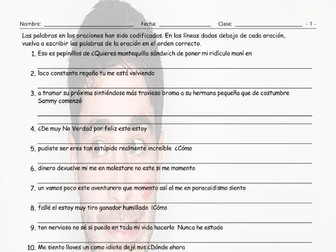 Feelings and Emotions Spanish 4 Worksheet-2 Game-1 Exam Bundle ...
