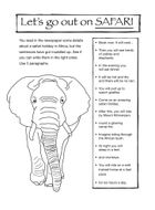 Write A Story Called 'Let's Go On A Safari' (7-11 years) | Teaching ...
