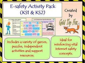 Internet Safety Lessons and Activities Bundle (KS1 and KS2) | Teaching ...