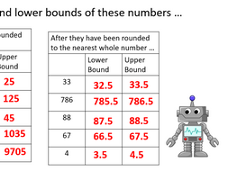 Upper and Lower bounds and Estimating | Teaching Resources
