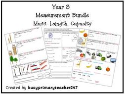 Year 3 Measurement bundle | Teaching Resources