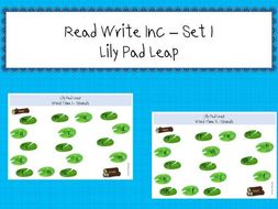 Phonics Read Write Inc Set 1- Lily Pad Leap | Teaching Resources
