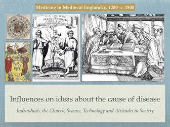 Edexcel GCSE History of Medicine Unit 1 Medieval England | Teaching ...