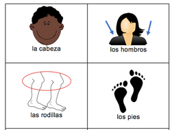 KS2/KS3 Parts of the Body in Spanish - Flashcards by ...