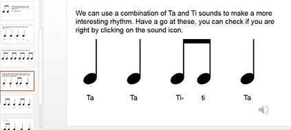 Reading Rhythmic Notation 1 - the basics | Teaching Resources
