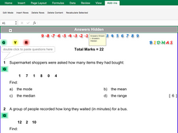 Mean, Mode, Median and Range Differentiated Worksheet by RUN DMC ...