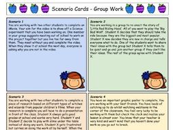 FREE Scenario Cards - Group Work | Teaching Resources