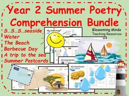 Summer Poetry Comprehension Bundle - Year 2 | Teaching Resources