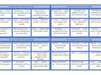 So versus Such 6 English Legal Text Game Bundle by eslfungames ...