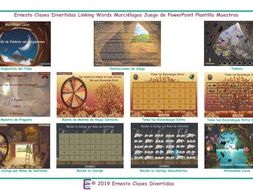 Linking Words Bat Crazy Interactive Spanish PowerPoint Game | Teaching ...