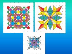 Symmetry in Rangoli patterns | Teaching Resources