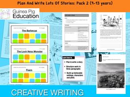 Plan And Write Lots Of Stories: Pack 2 (Creative Story Writing) 9-14 ...