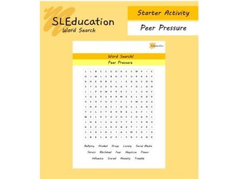 SLEducation: Peer Pressure Bundle | Teaching Resources