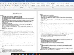 'The Color Purple' Chapter Summaries A Level | Teaching Resources