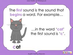 First Sounds - EYFS | Teaching Resources