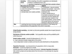 S2 - Cheat Sheet / Equations Sheet | Teaching Resources