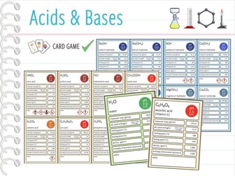 Acids and Bases - 4x Games and Activities (KS3/4) | Teaching Resources