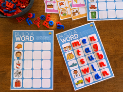 Build A Word Mats | Teaching Resources