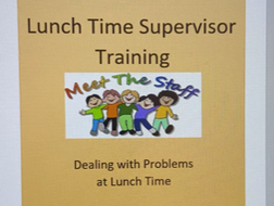 Behaviour Training for Lunch-time Supervisors | Teaching Resources