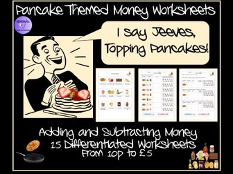 Pancake Day-Themed Maths by Krazikas | Teaching Resources