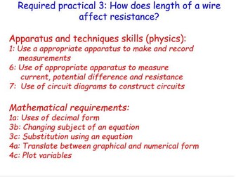 New AQA GCSE Trilogy: Physics chapter 4, Electric circuits | Teaching ...