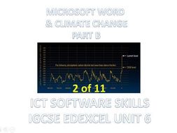 ICT - Word Processing Basics Part A - IGCSE Edexcel Unit 6 Software ...