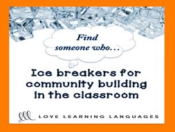 Ice Breaker Activity: Find someone who... | Teaching Resources