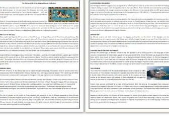 Ancient History Bundle - Reading Comprehension Worksheets - Texts (SAVE ...