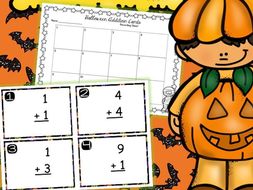 Halloween Addition Task Cards | Teaching Resources