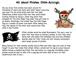 Pirates Information Text | Teaching Resources