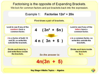 KS4 Simplifying, Expanding, Factorising, Rearranging Algebra BUNDLE ...
