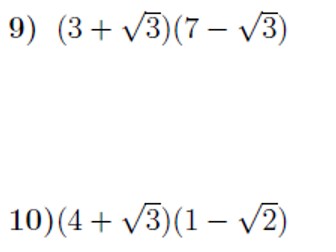 Multiplying out brackets including surds worksheets (with solutions ...